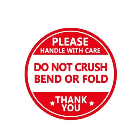 Office | 42 60 Do Not Bend Stickers 2 Round | Poshmark